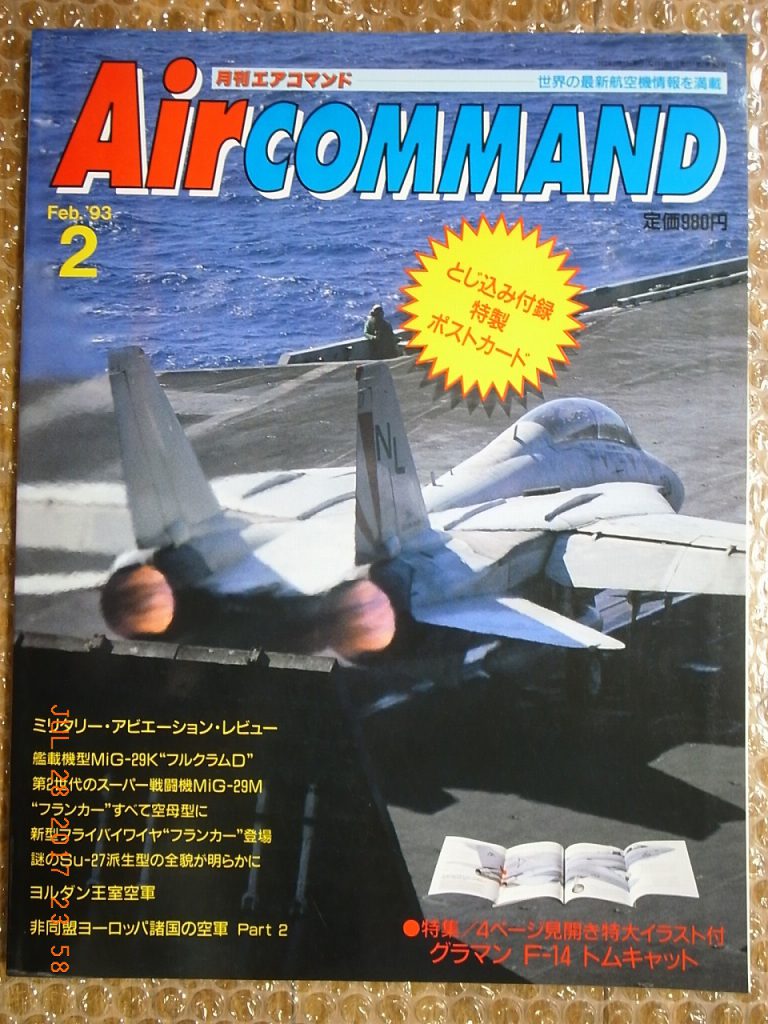 GRUMMAN F-14 TOMCAT, AIR COMMAND #3, PICTORIAL MILITARY AIRCRAFT ...